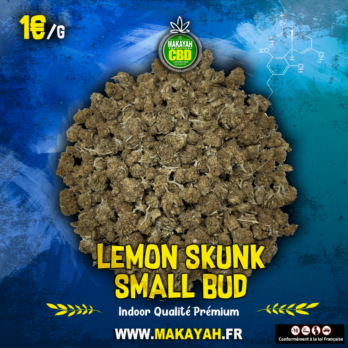 LEMON SKUNK SMALL BUD Indoor Qualité Prémium **** 1€/G - Makayah